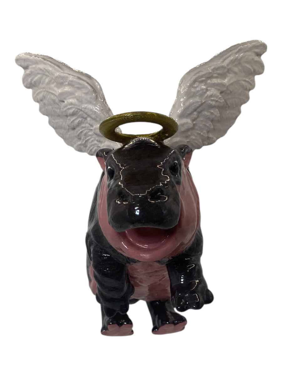 JUMBO angel hippo ornament – Sophie G Stark